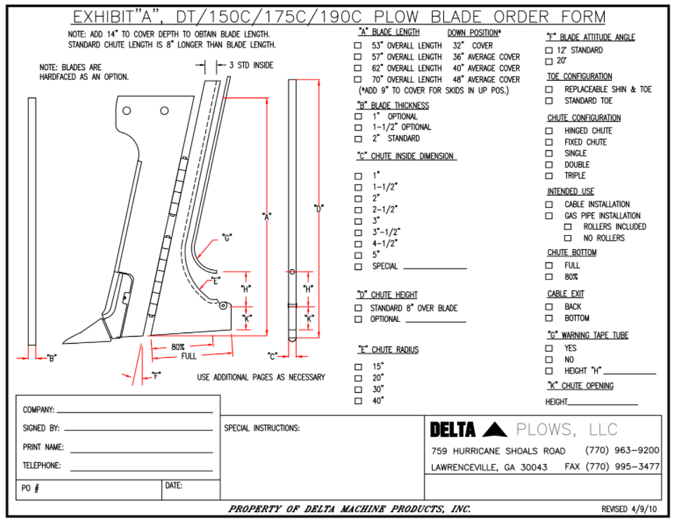 Blade – Delta Plows