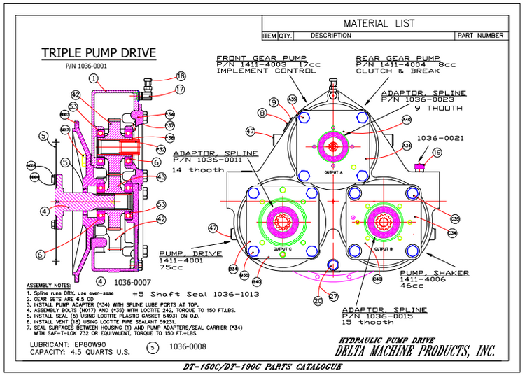 Triple Pump Drive – Delta Plows